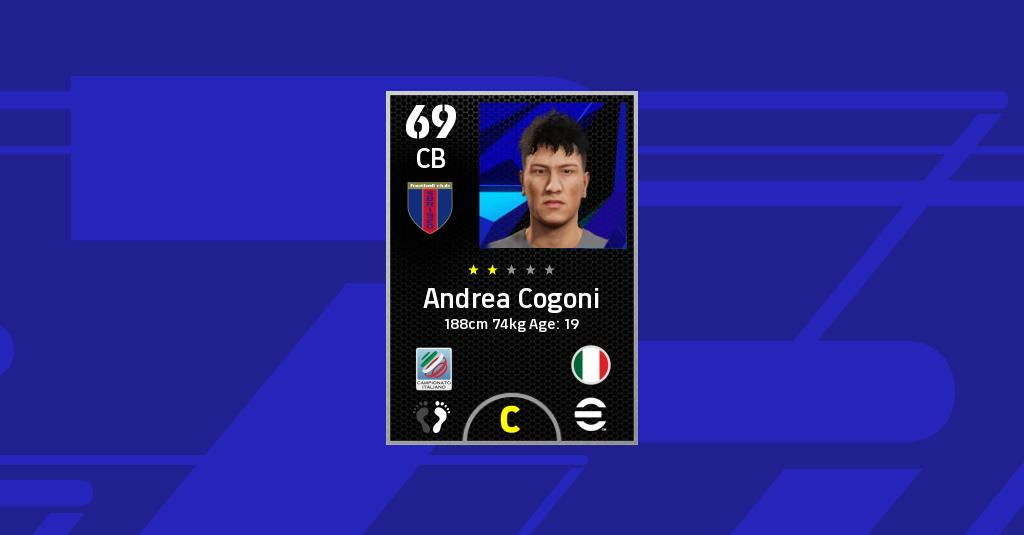 Estatisticas de Andrea Cogoni en eFootball