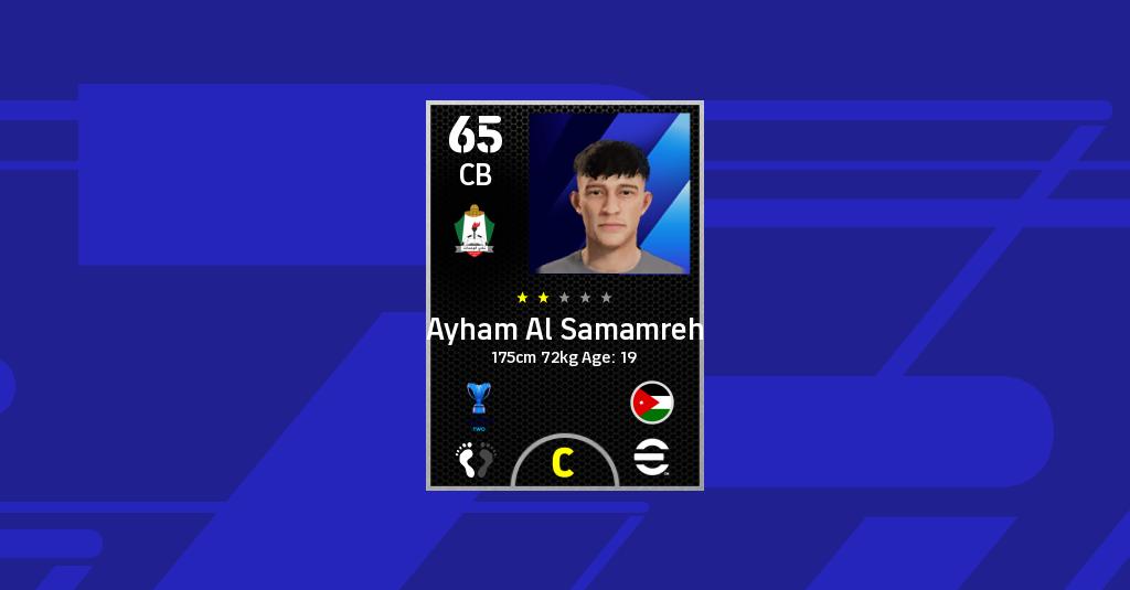 Estatisticas de Ayham Al Samamreh en eFootball