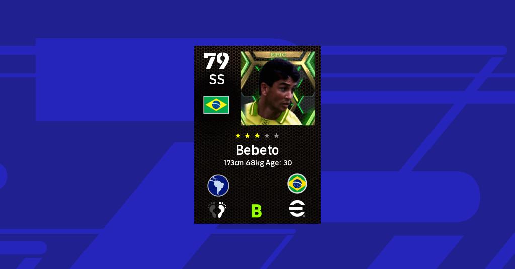Estatisticas de Bebeto en eFootball