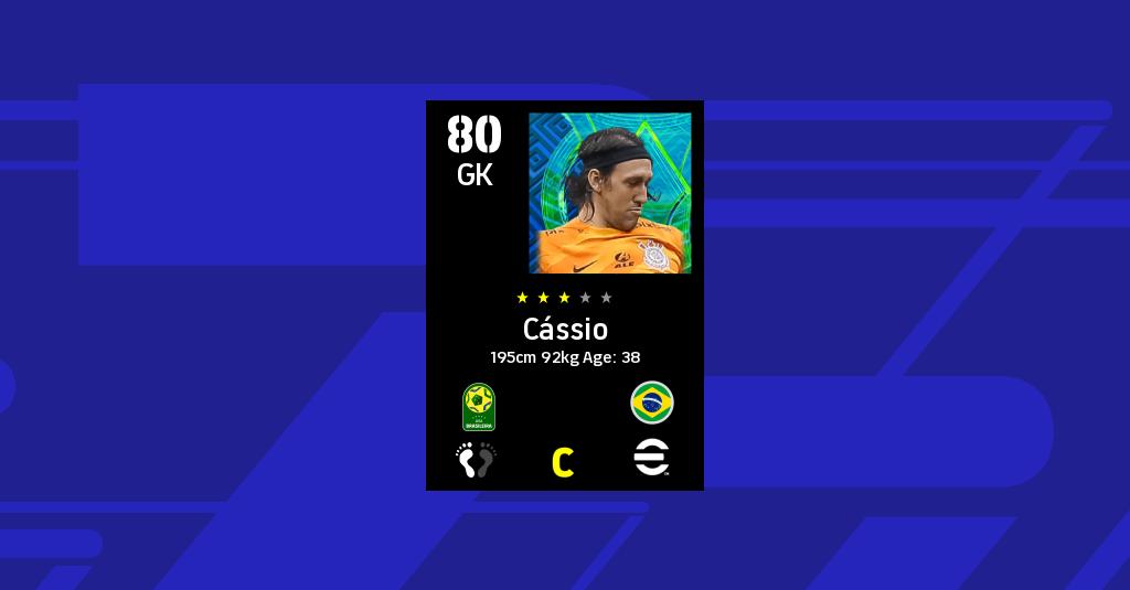 Estatisticas de Cássio en eFootball