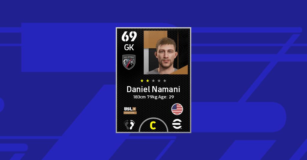 Estatisticas de Daniel Namani en eFootball