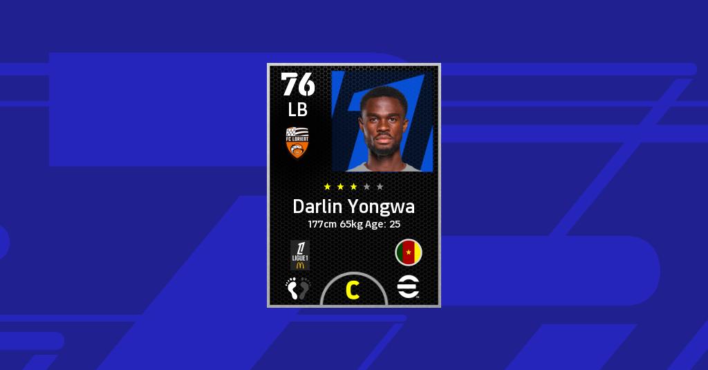 Estatisticas de Darlin Yongwa en eFootball 2022