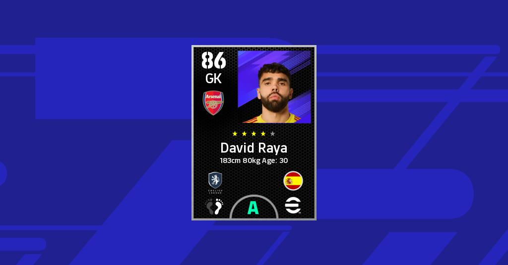 Estatisticas de David Raya en eFootball