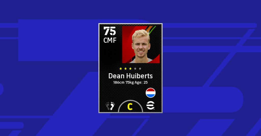 Estatisticas de Dean Huiberts en eFootball