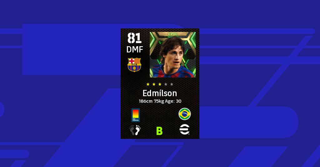 Estatisticas de Edmílson en eFootball