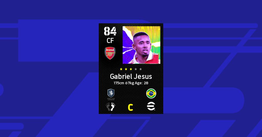 Estatisticas de Gabriel Jesus en eFootball