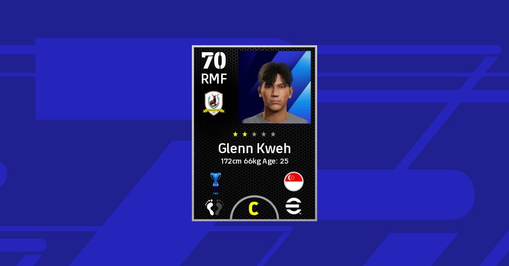 Estatisticas de Glenn Kweh en eFootball