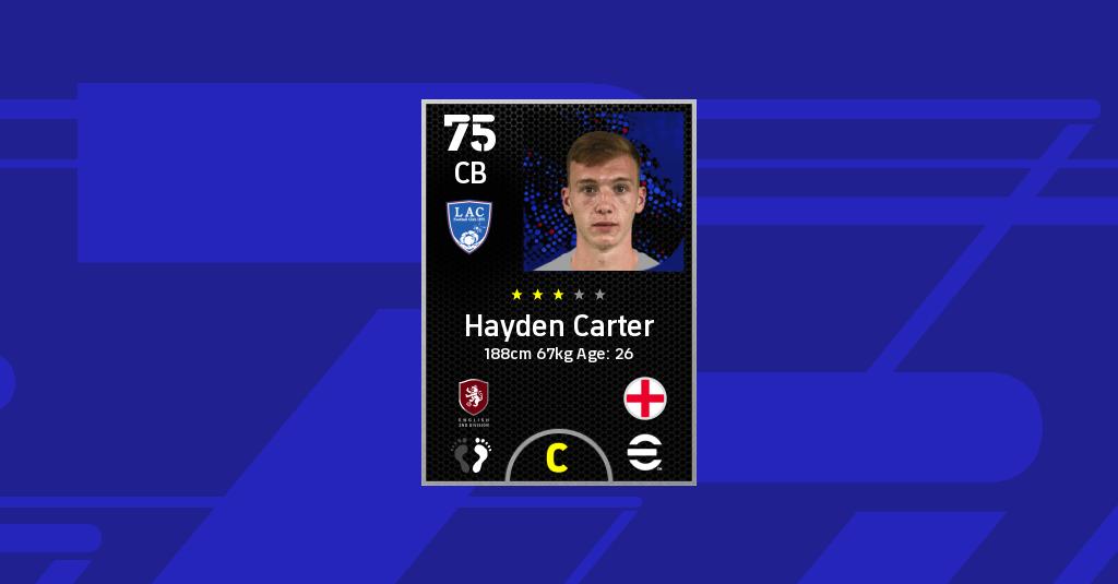 Estatisticas de Hayden Carter en eFootball