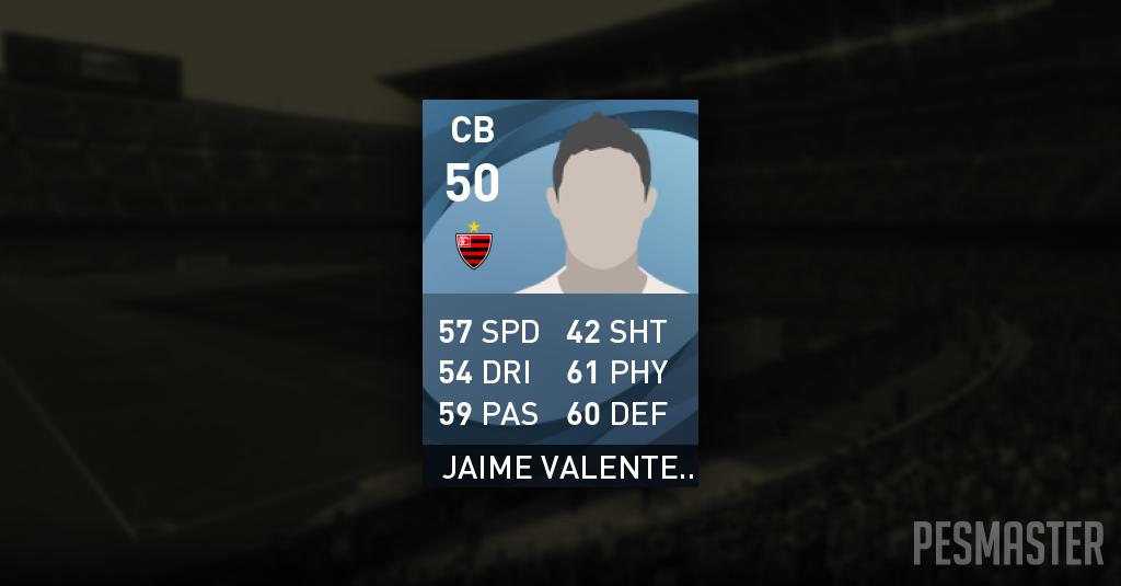 Estatisticas de Jaime Valente en PES 2021 Mobile
