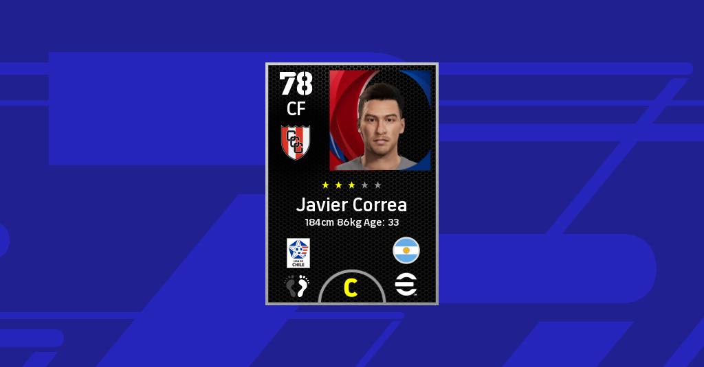 Estatisticas de José Erick Correa en eFootball 2022