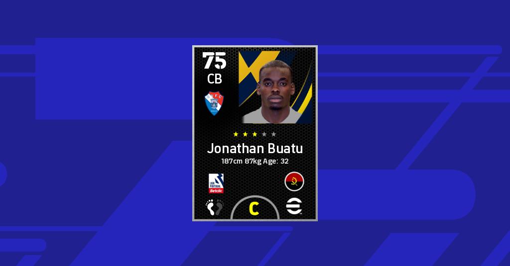 Estatisticas de Jonathan Buatu en eFootball 2022