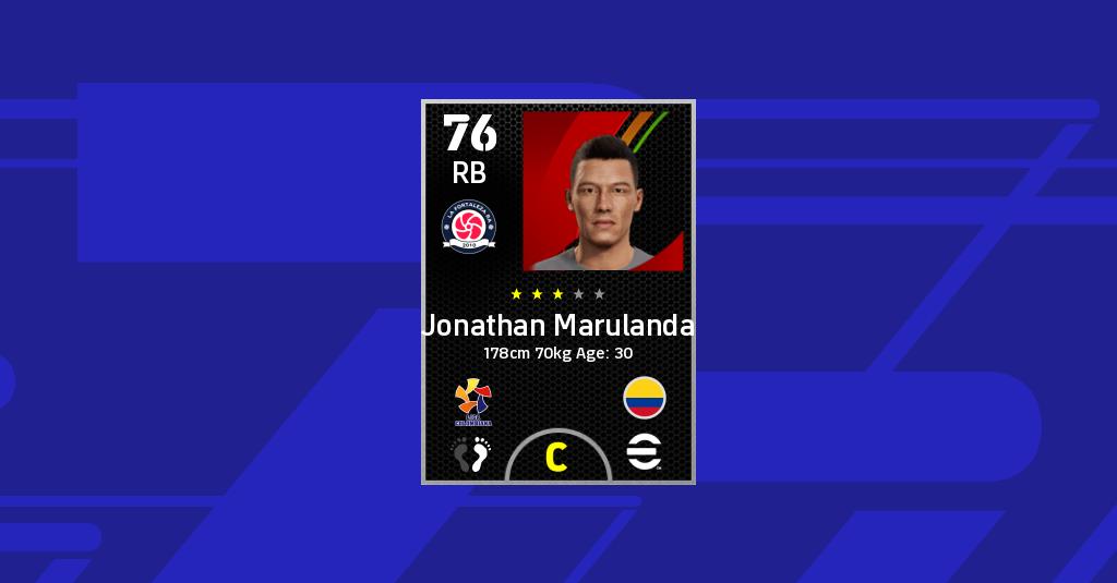 Estatisticas de Jonathan Marulanda en eFootball
