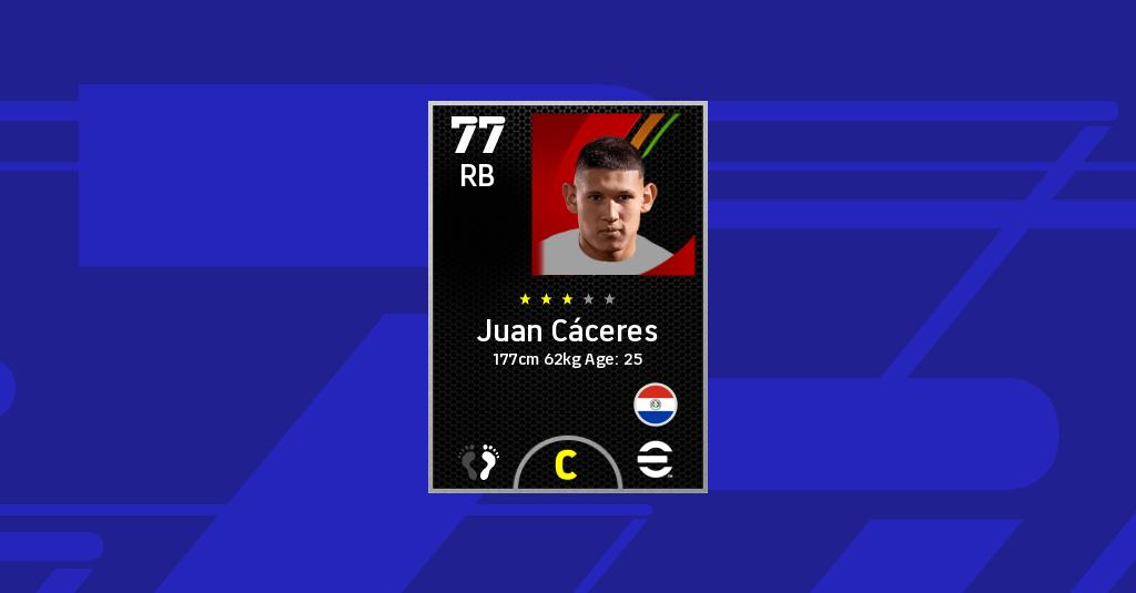 Estatisticas de Juan José Cáceres en eFootball