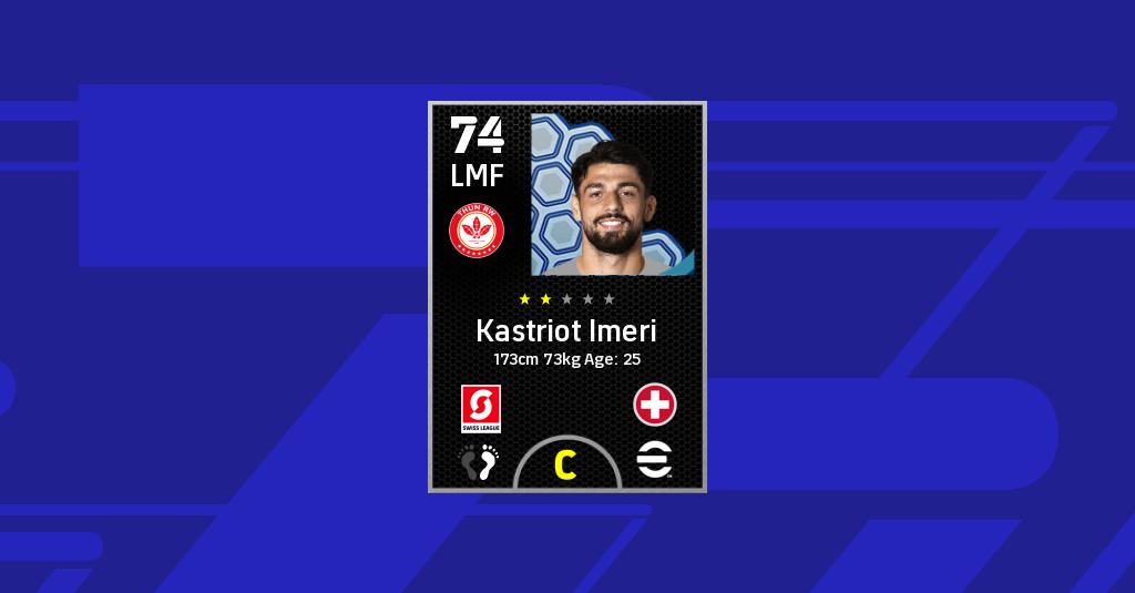 Estatisticas de Kastriot Imeri en eFootball