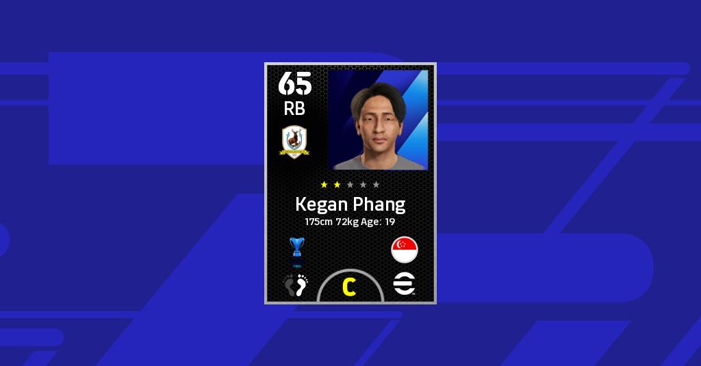 Estatisticas de Kegan Phang en eFootball