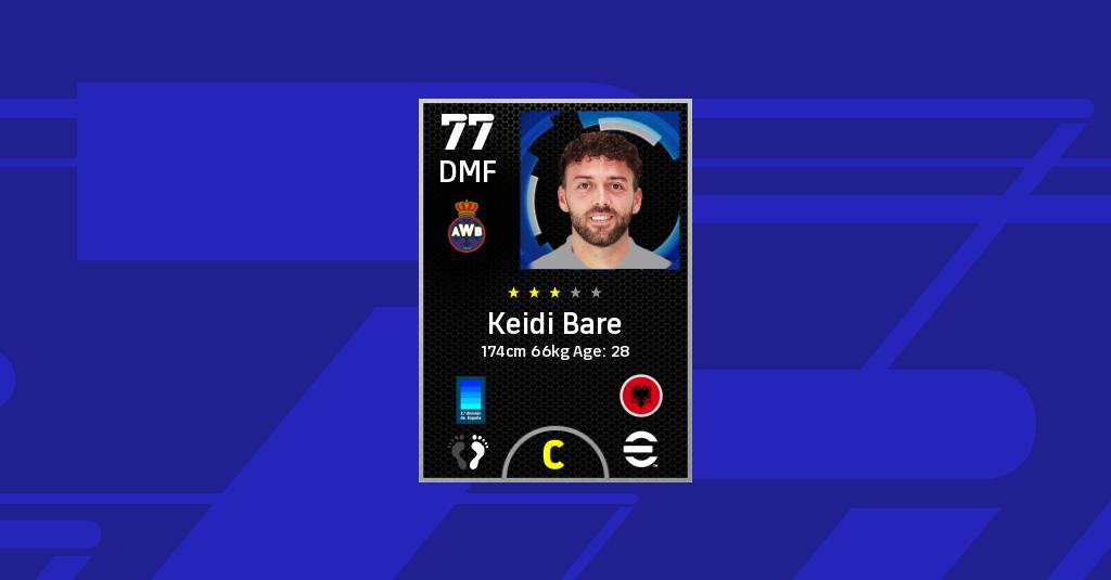 Estatisticas de Keidi Bare en eFootball