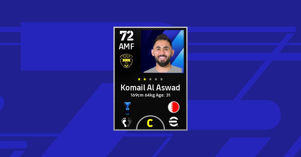Estatisticas de Komail Al Aswad en eFootball
