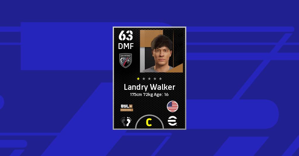 Estatisticas de Landry Walker en eFootball