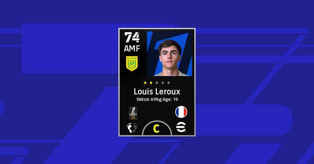 Estatisticas de Louis Leroux en eFootball 2022