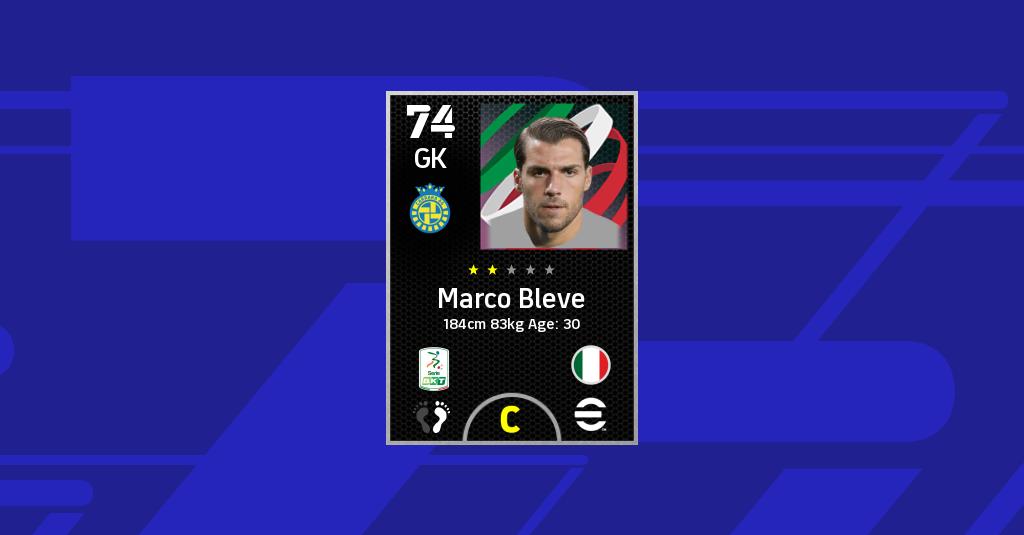 Estatisticas de Marco Bleve en eFootball