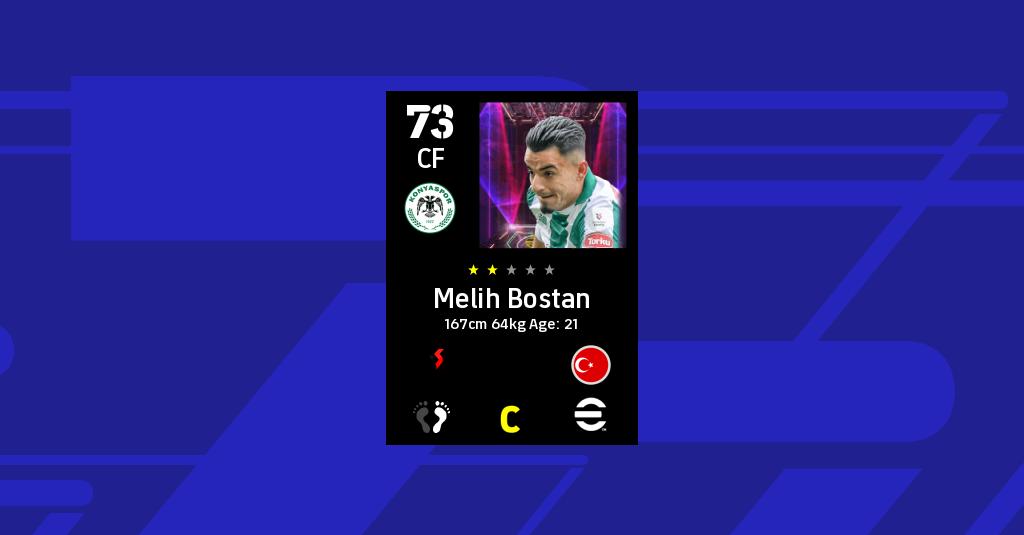 Estatisticas de Melih Bostan en eFootball