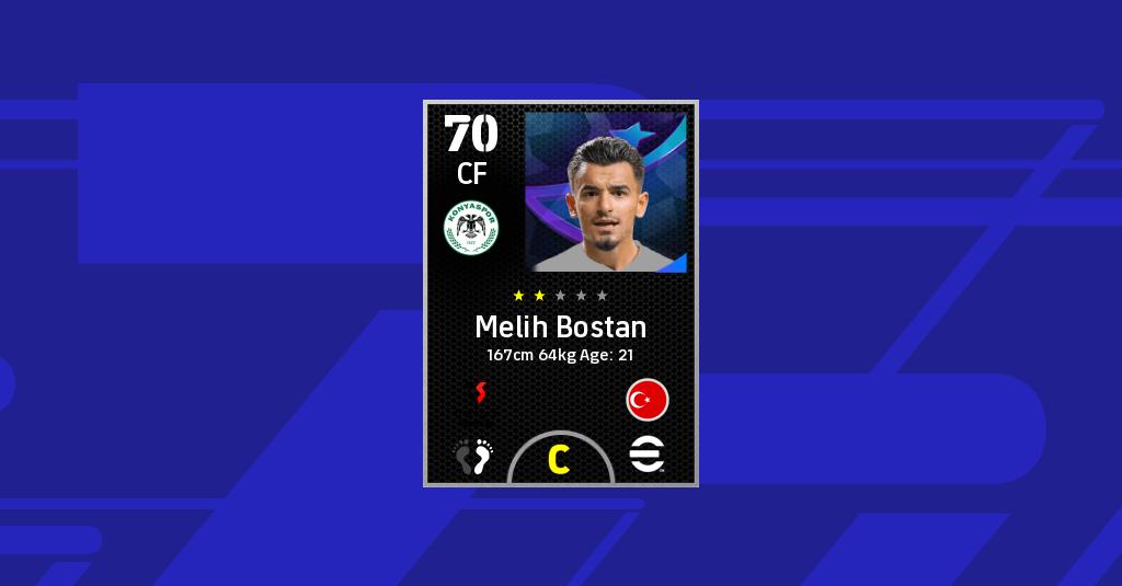 Estatisticas de Melih Bostan en eFootball