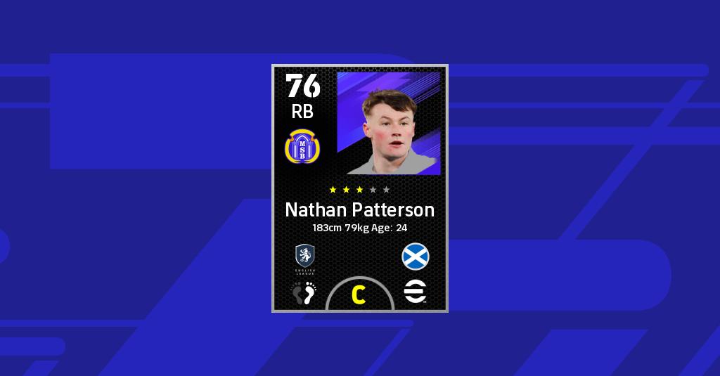 Estatisticas de Nathan Patterson en eFootball
