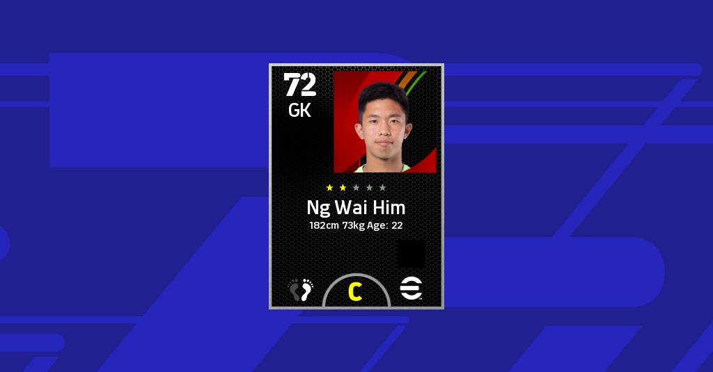 Estatisticas de Ng Wai Him en eFootball 2022