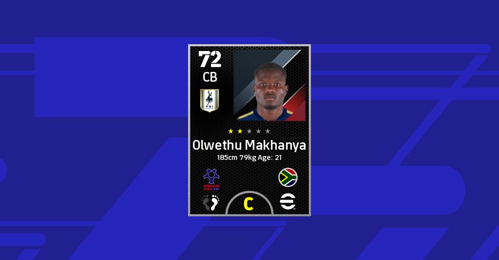 Estatisticas de Olwethu Makhanya en eFootball