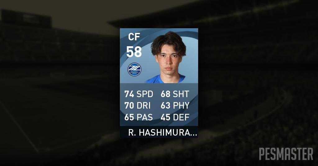 Estatisticas de R. Hashimura en PES 2021