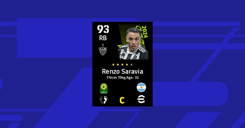 Estatisticas de Renzo Saravia en eFootball