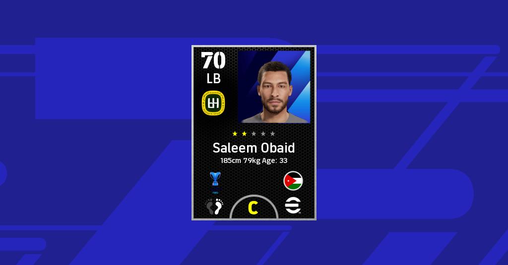 Estatisticas de Saleem Obaid en eFootball