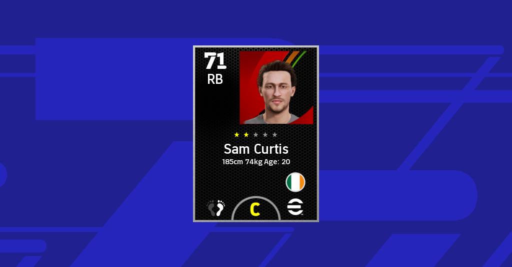 Estatisticas de Sam Curtis en eFootball