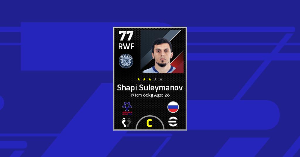 Estatisticas de Shapi Suleymanov en eFootball