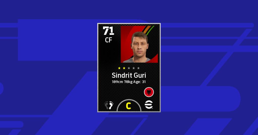 Estatisticas de Sidrit Guri en eFootball