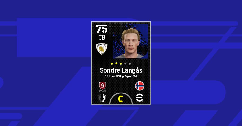 Estatisticas de Sondre Langås en eFootball