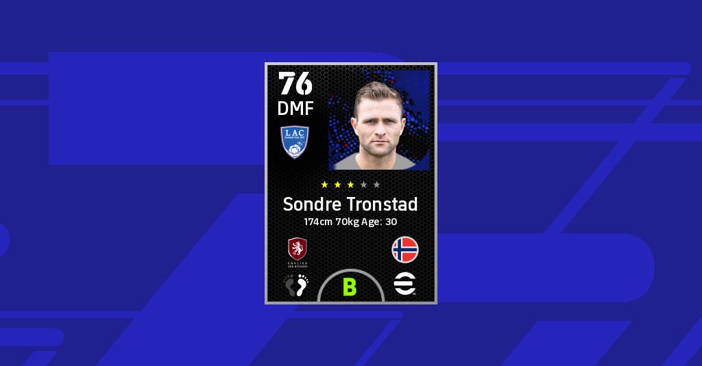 Estatisticas de Sondre Tronstad en eFootball