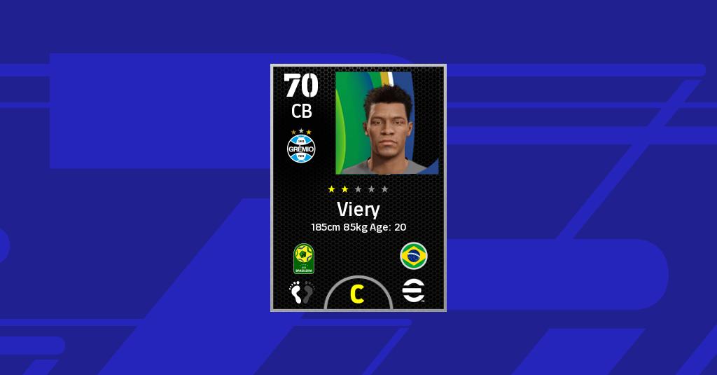 Estatisticas de Viery en eFootball