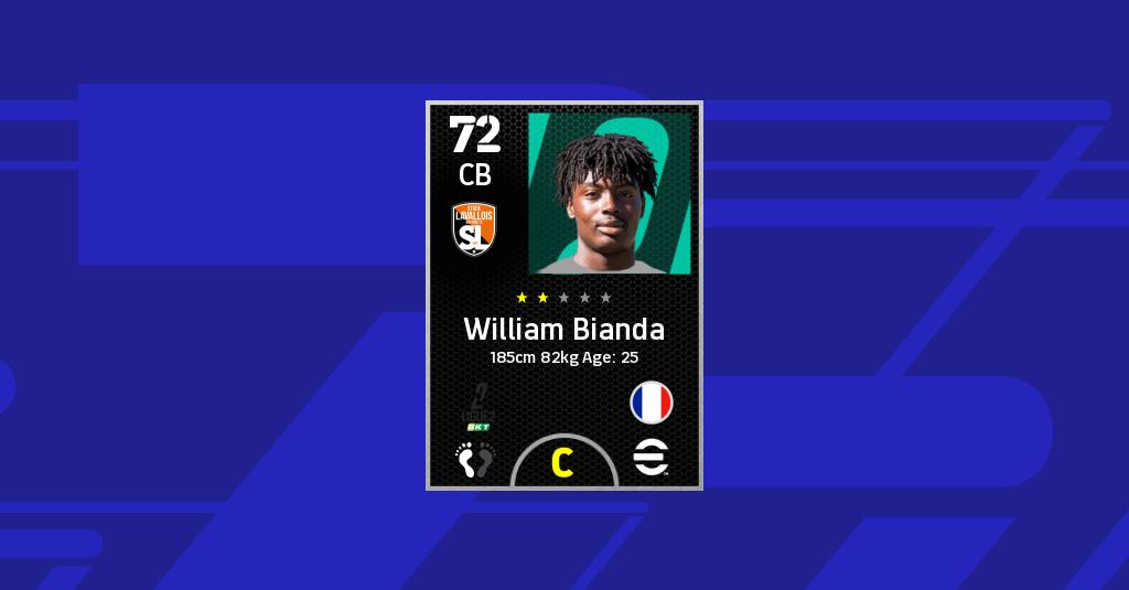 Estatisticas de William Bianda en eFootball