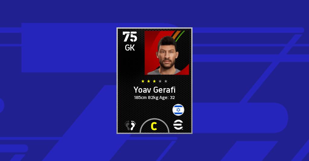 Estatisticas de Yoav Gerafi en eFootball 2022