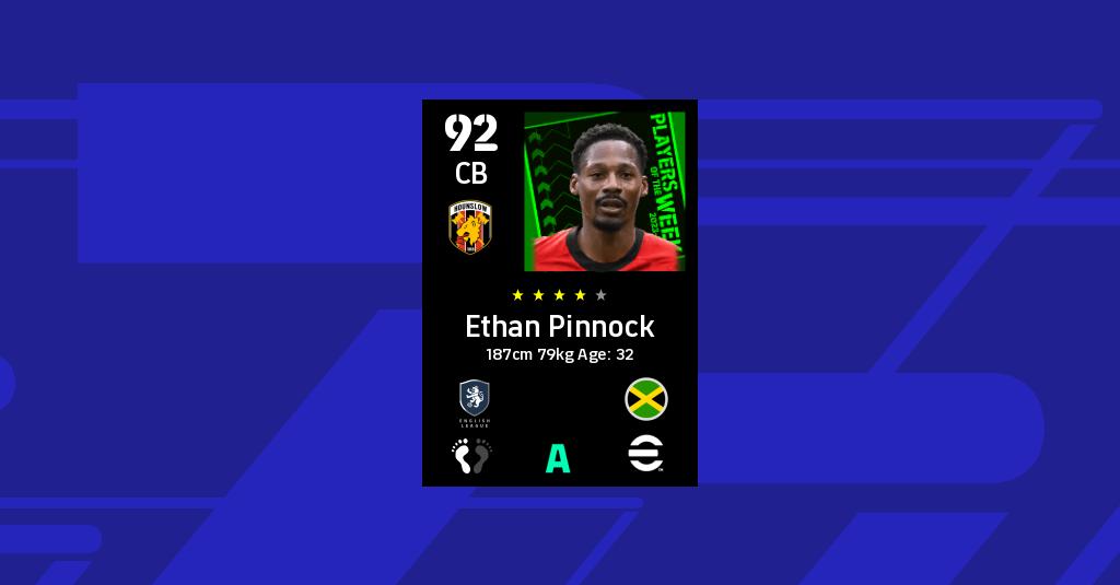 Ethan Pinnock eFootball Stats