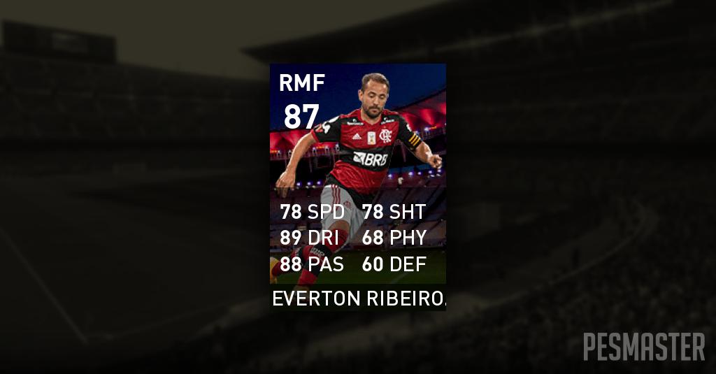 Everton Ribeiro PES 2021 Mobile Stats