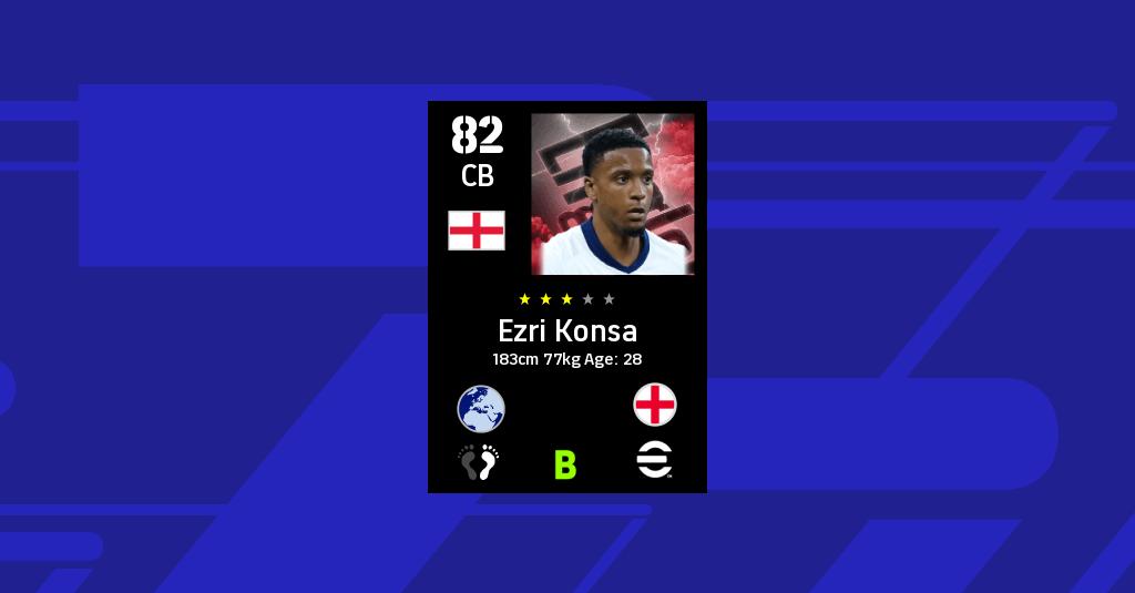 Ezri Konsa eFootball Stats