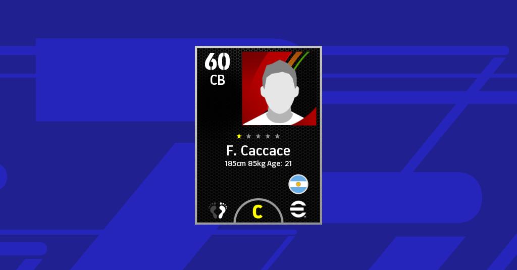 F. Caccace eFootball 2022 Stats