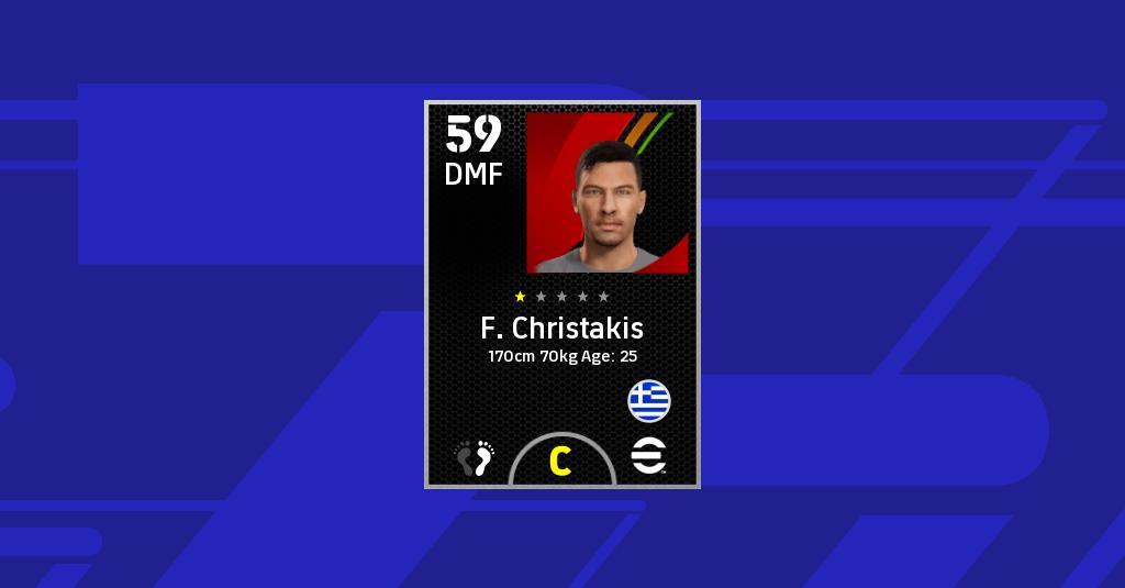 F. Christakis eFootball 2022 Stats