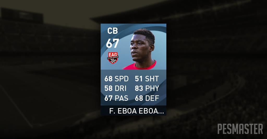 Felix Eboa Eboa PES 2021 Mobile Stats