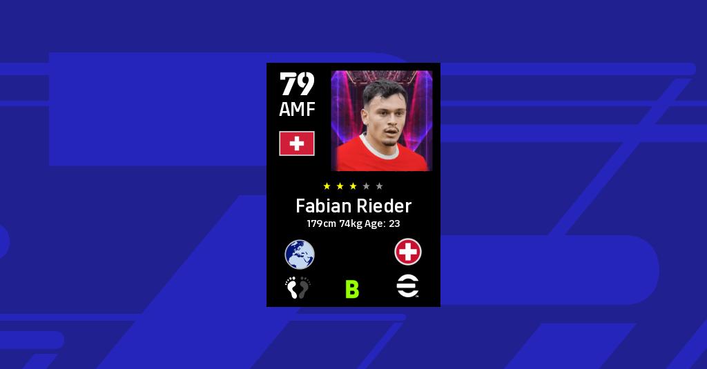 Fabian Rieder eFootball Stats