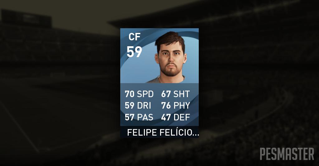 Felipe Felício PES 2021 Mobile Stats