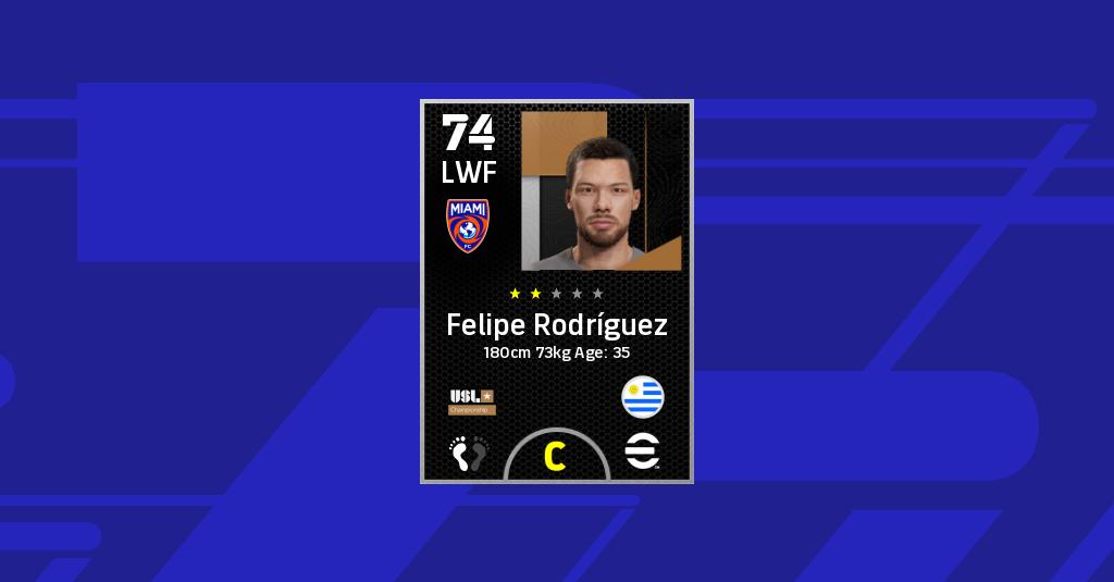 Felipe Rodriguez eFootball Stats