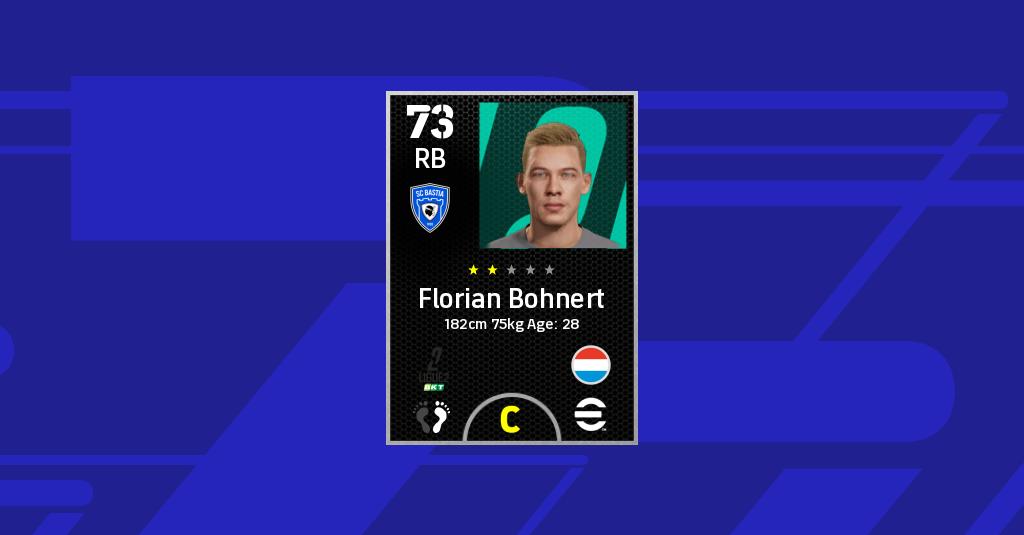 Florian Bohnert eFootball Stats
